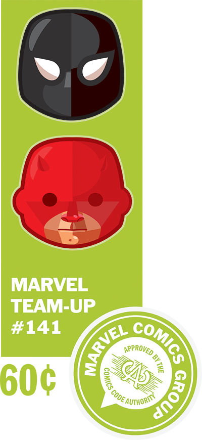 Calamity Jon Morris Corners Marvel Team-up (400x870), Png Download