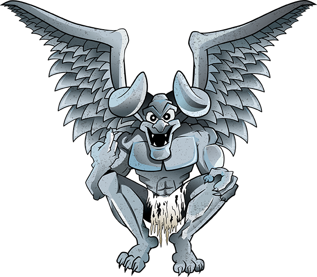 Gargoyle Web Sml (650x569), Png Download