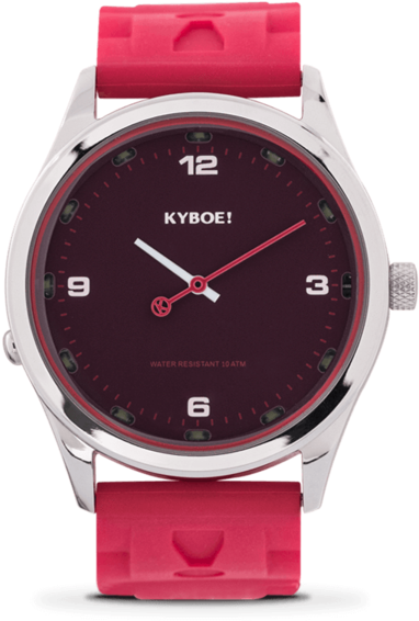 Download Kyboe Rose Red Water Resistant Watch | Transparent PNG ...