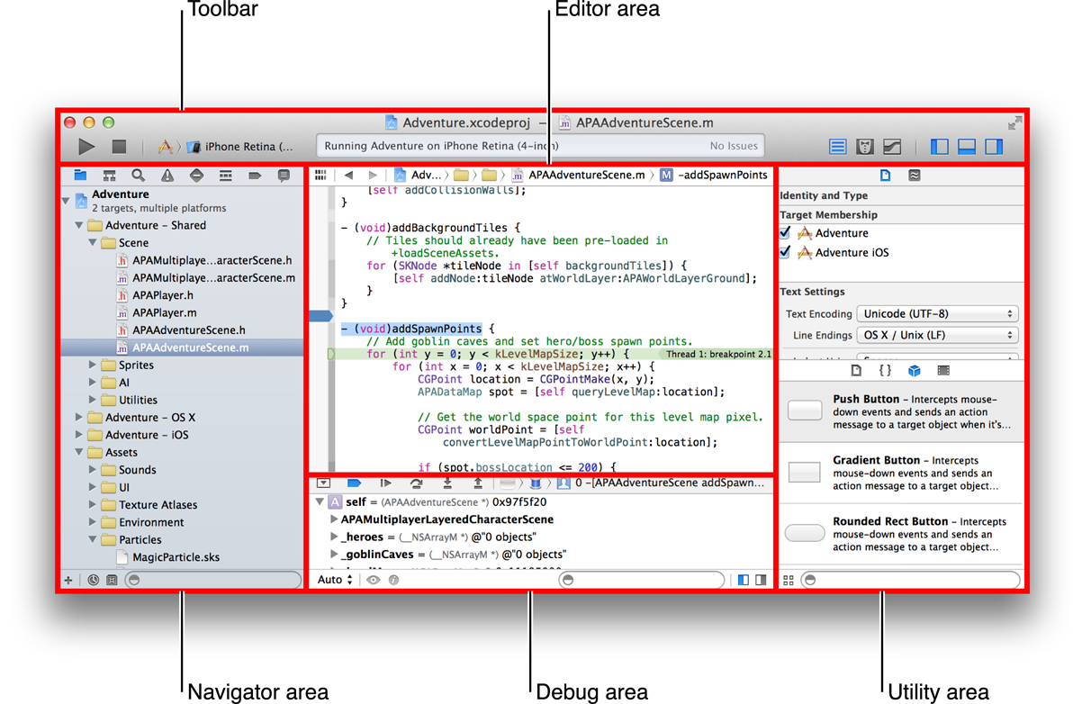 Xcode User Interface (1202x782), Png Download