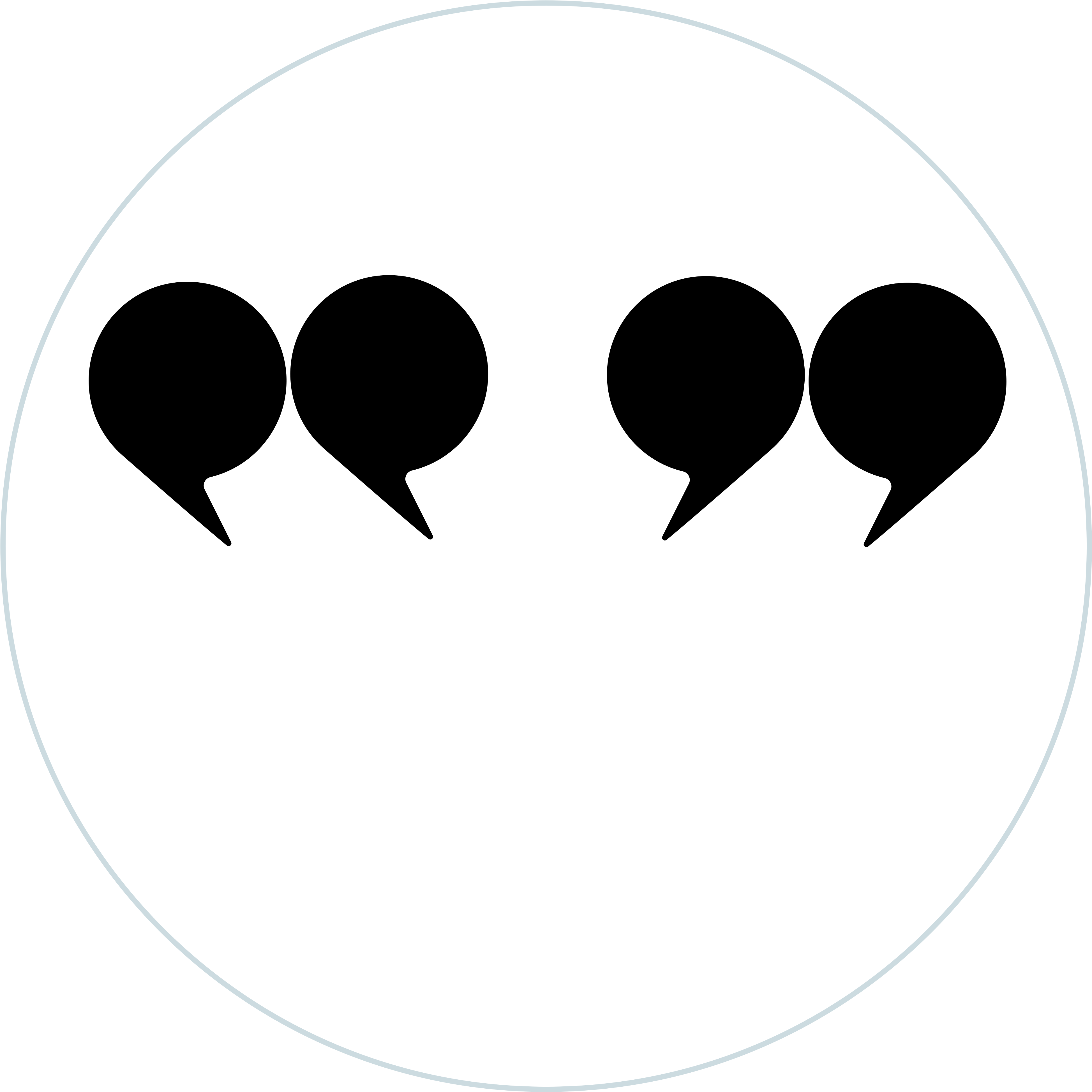 Quotation Marks - Circle (4096x4096), Png Download