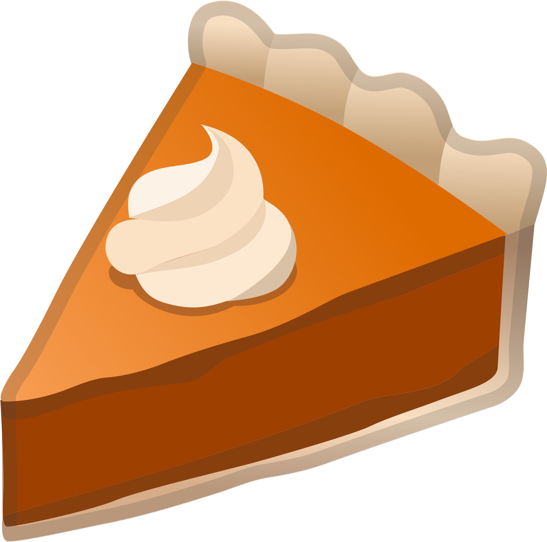 Pie Icon - Pumpkin Pie Clipart Transparent (1024x1024), Png Download