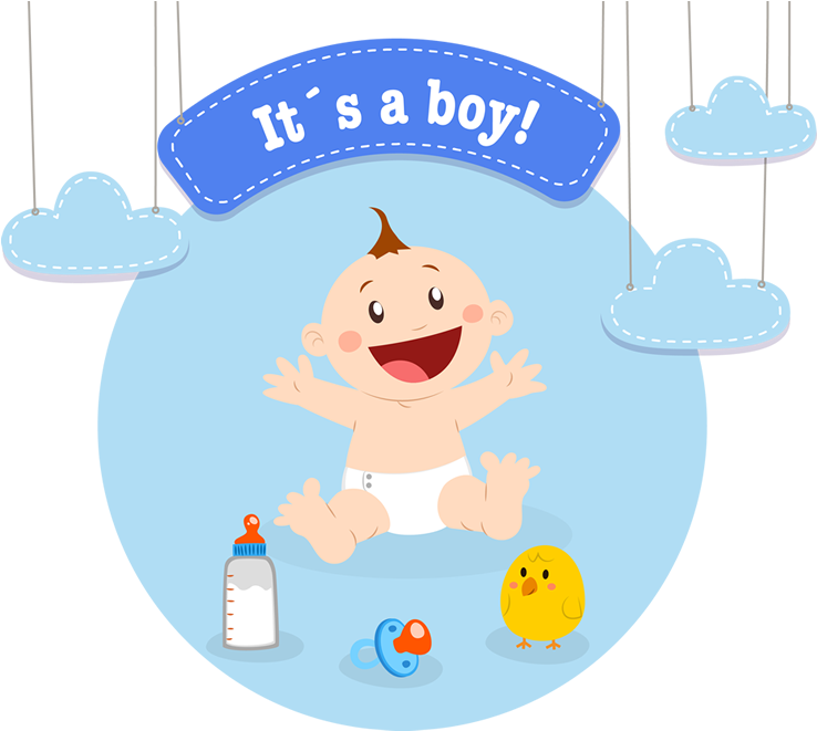 Download It's A Boy | Transparent PNG Download | SeekPNG