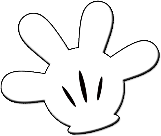Mickey Hand - Mickey Mouse (600x600), Png Download