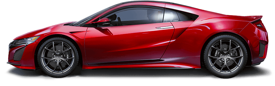 View The Jazz - 2017 Acura Nsx Side View (1070x500), Png Download