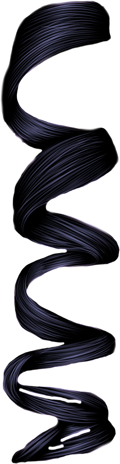 Hair Curls Transparent Image - Clip Art (900x1845), Png Download