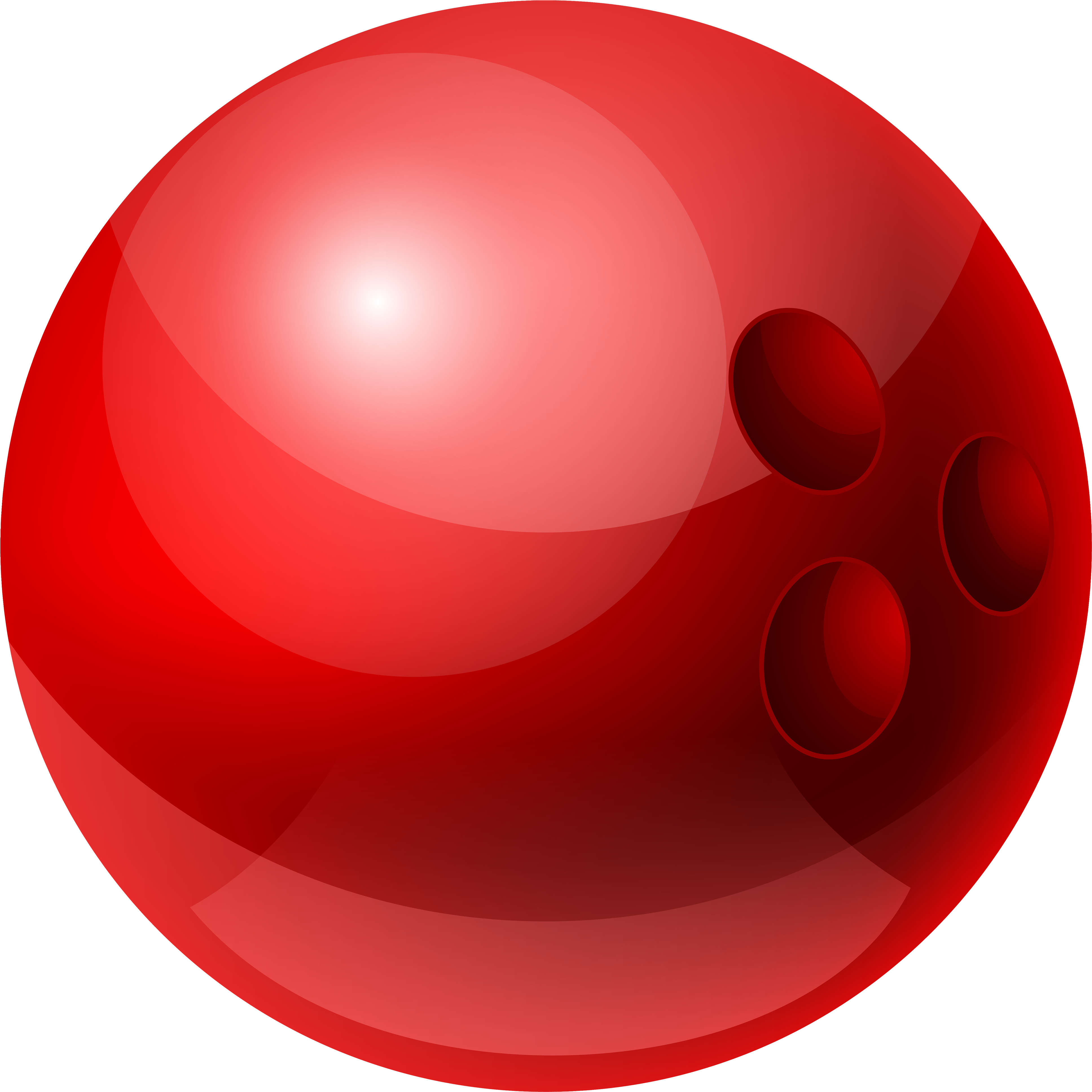 Red Ball Png Best Web - Red Bowling Ball Png (4000x4000), Png Download