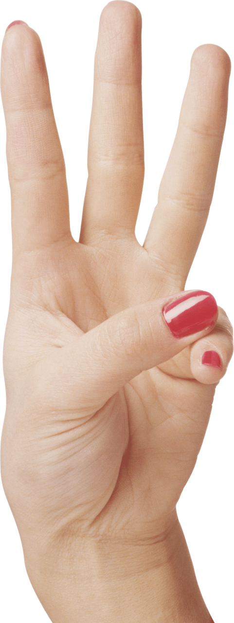 Free Png Three Finger Hand Png Images Transparent - 3 Finger Png ...