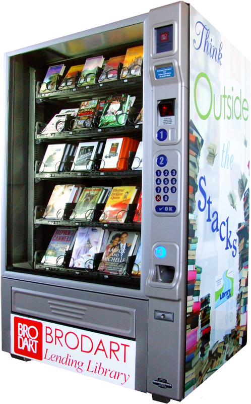 Download Book Vending Machine, Also For Dvds Or Cds | Transparent PNG ...