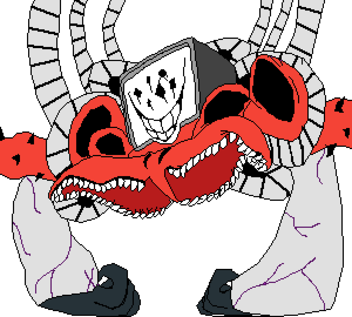 Help Tale Omega Flowey (1200x1080), Png Download