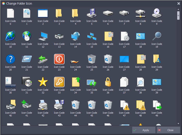 Windows Default Icons (845x526), Png Download