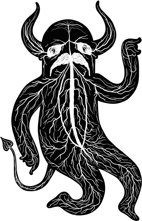 Nervous Devil (600x833), Png Download