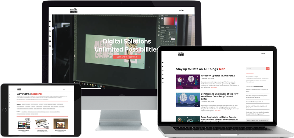 Responsive Design Devices (968x510), Png Download
