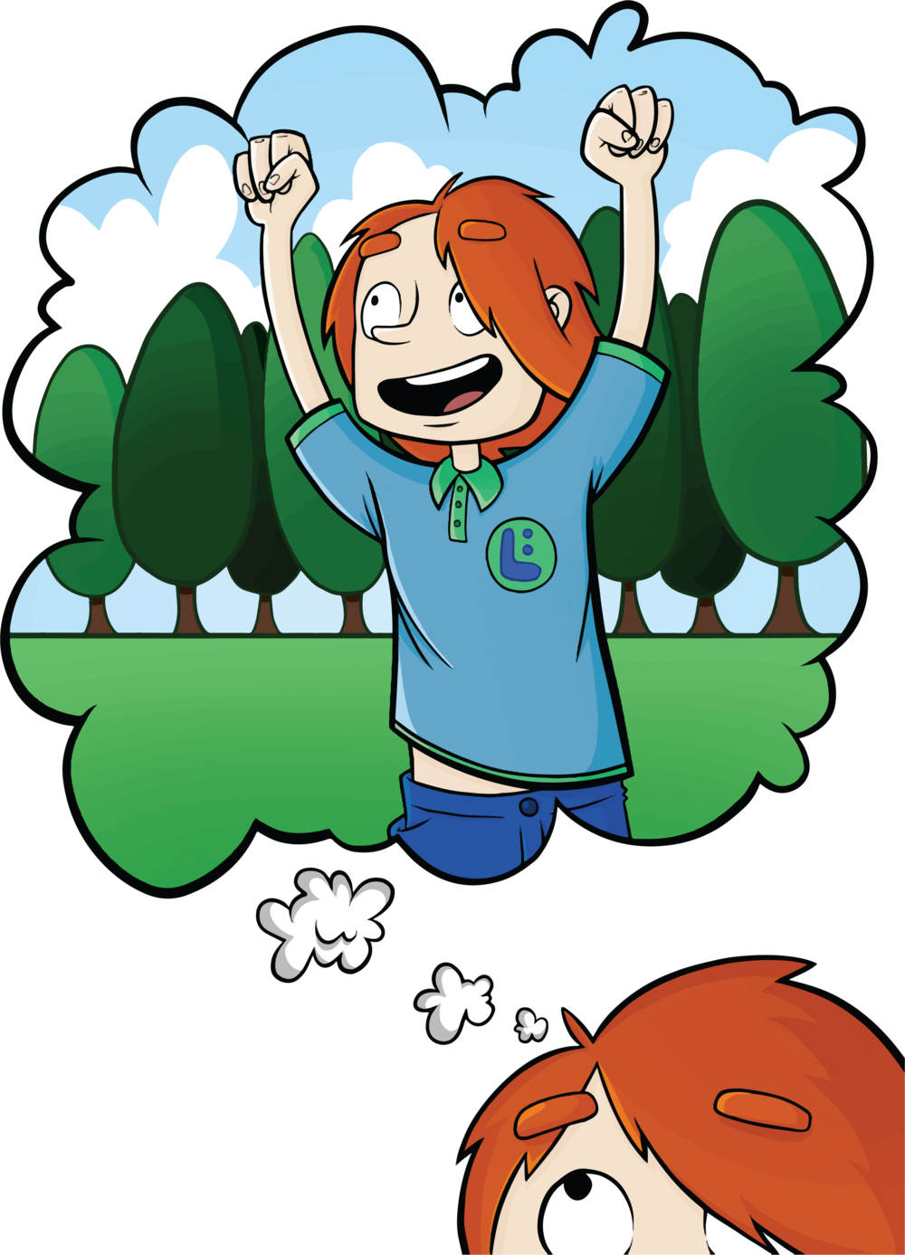 Summary C Celebrating (1000x1387), Png Download