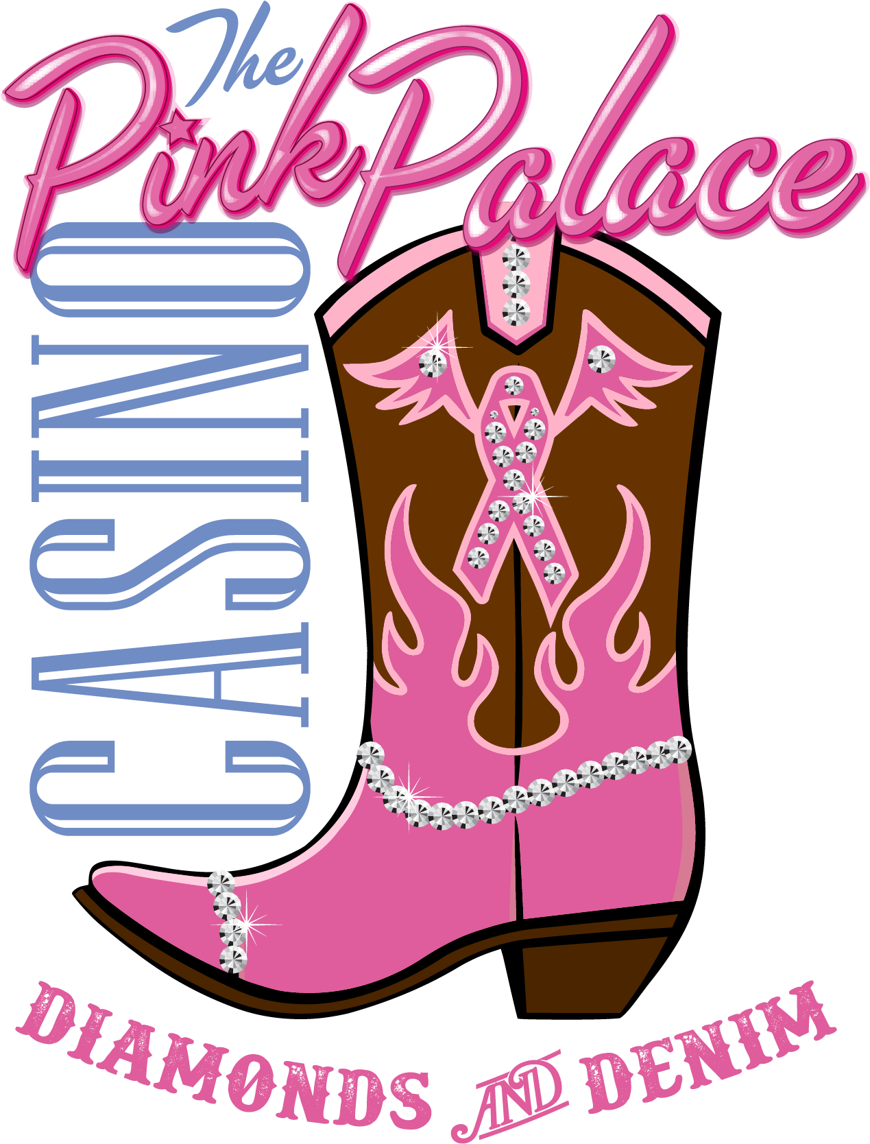 8th Annual Pink Palace Casino Night (1344x1825), Png Download