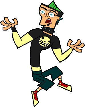 Png - Total Drama Duncan Falling (301x401), Png Download