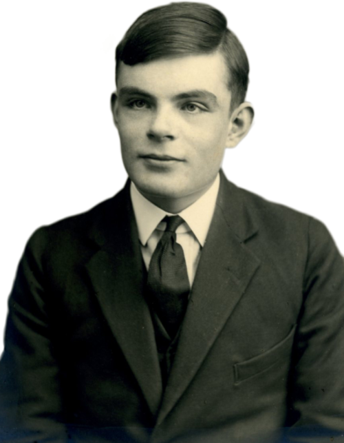 Alan Turing By Ryan Nagelhout (500x643), Png Download