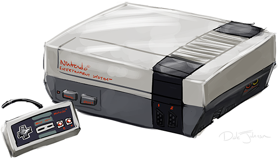 28 Collection Of Nintendo Console Drawing - Nintendo Entertainment ...