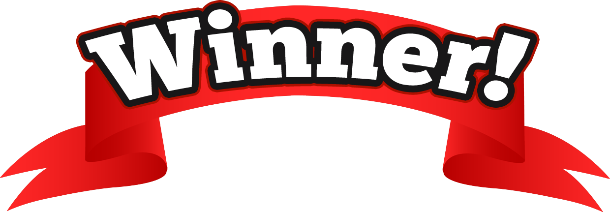 Winner Banner Png - Transparent Winner Clip Art (1240x431), Png Download