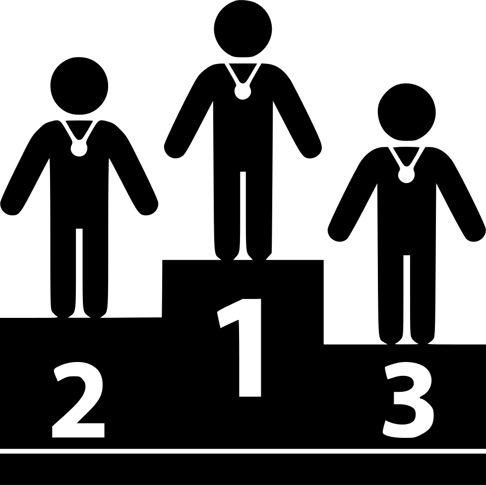Png File - Winners Podium Icon (980x978), Png Download