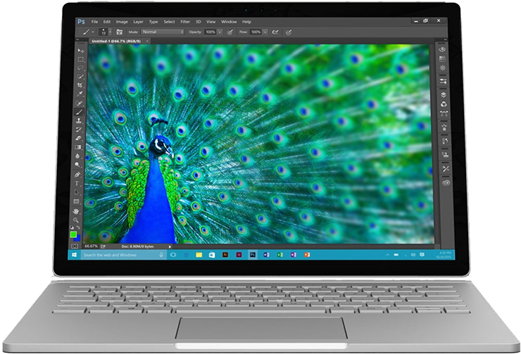 Microsoft Surface Book Rentals The Ultimate (764x571), Png Download