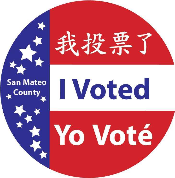 Image Of I Voted Sticker (738x748), Png Download