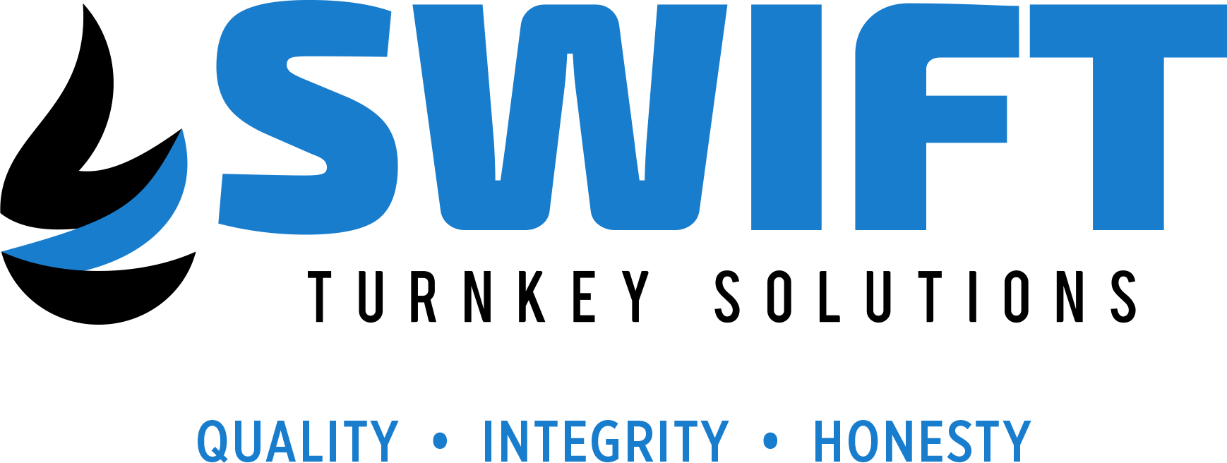 Swift Turnkey Services Logo (1738x656), Png Download