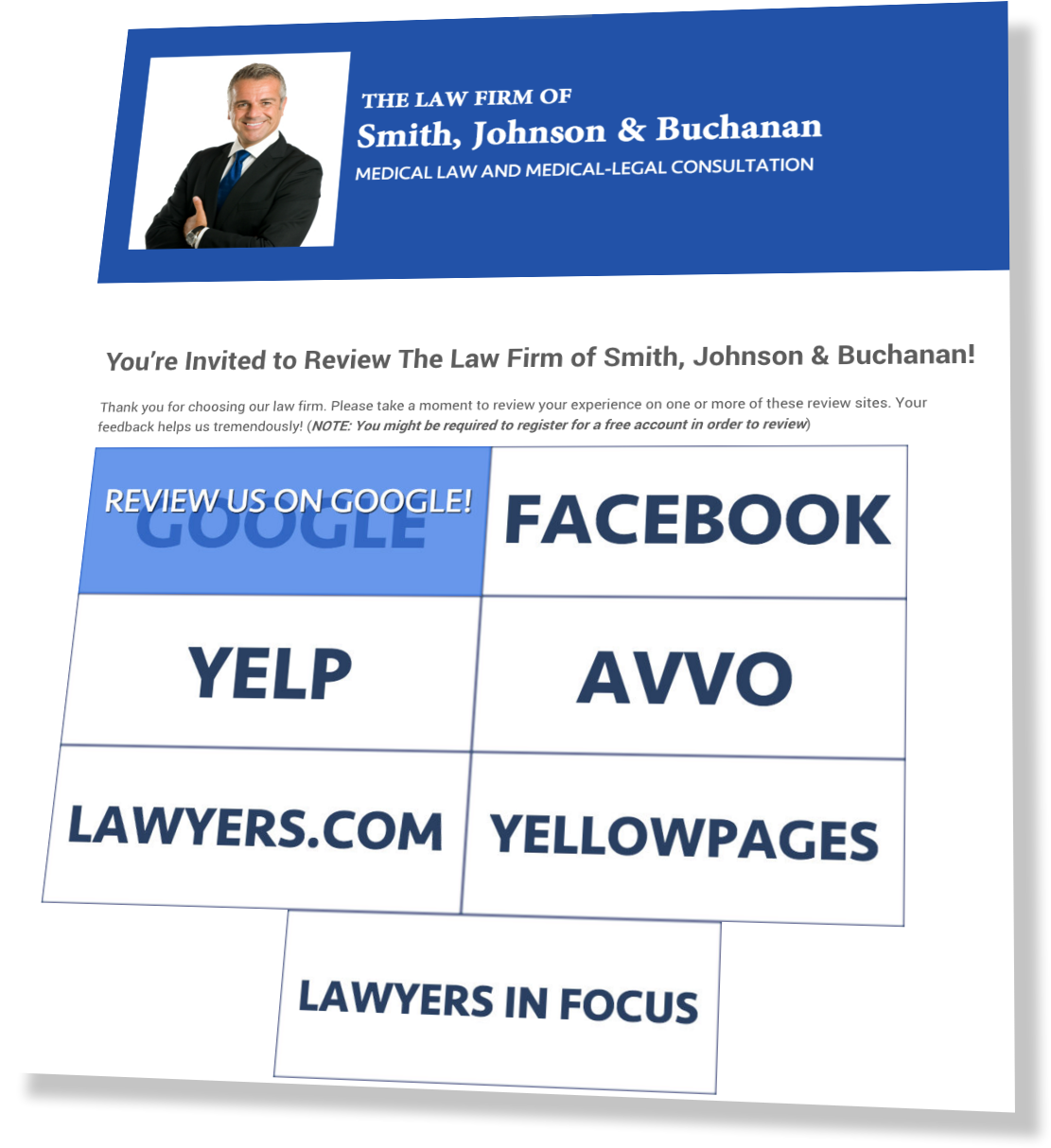 Law Firm Branded Ratings And Review Gateway Landing (1118x1325), Png ...