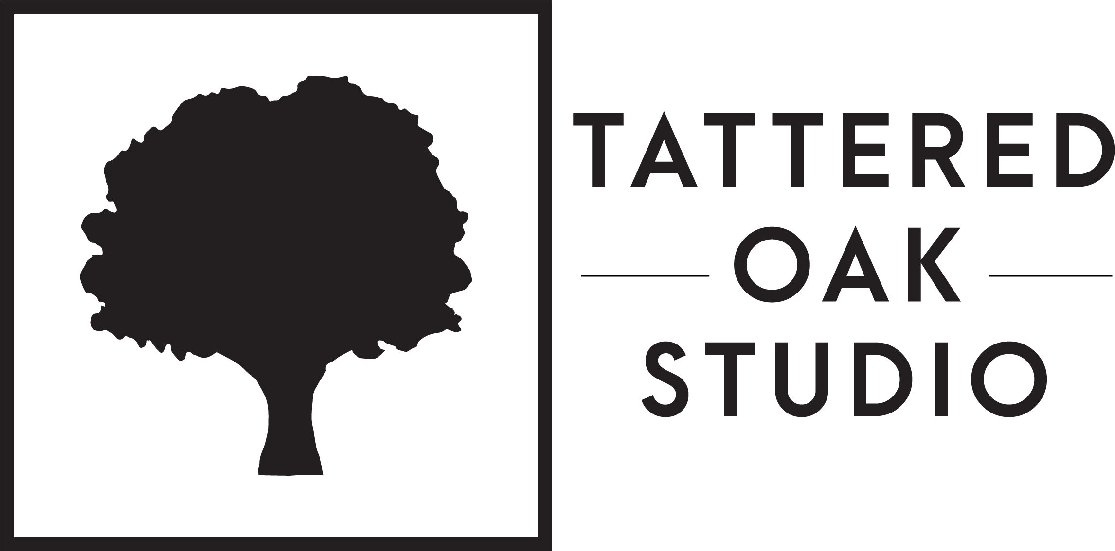 Tattered Oak Studio - Graphic Design (2325x1133), Png Download