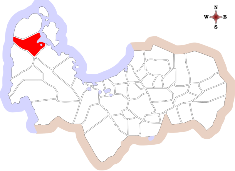 Pangasinan Colored Locator Map-bani - Map Of Binmaley Pangasinan ...