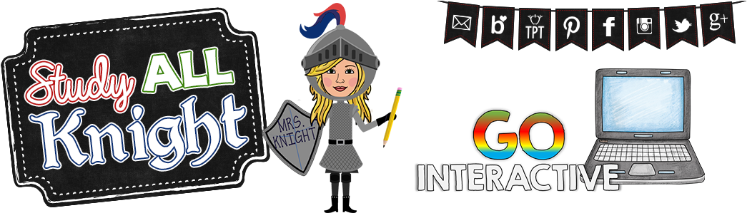 Study All Knight Teacher Resources - Cartoon (1066x300), Png Download