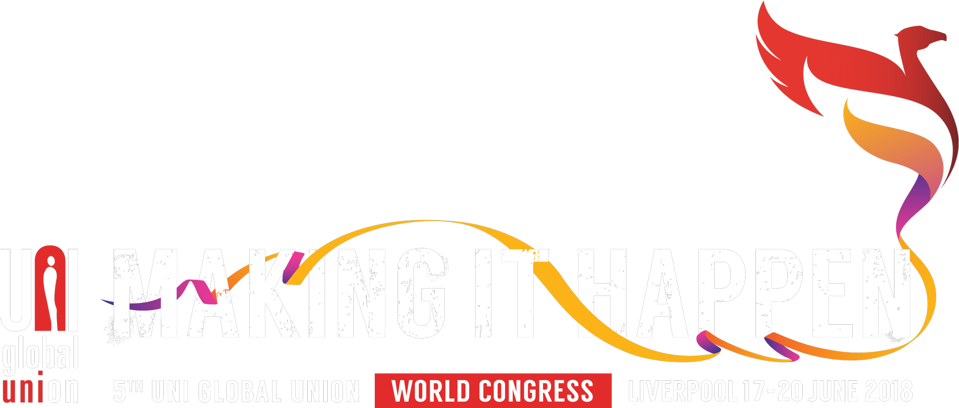5th Uni Global Union World Congress - Logo (2000x829), Png Download