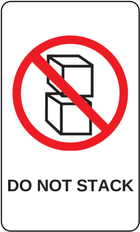 Do Not Stack Label Pre-designed Label Template For - Do Not Stack Box ...