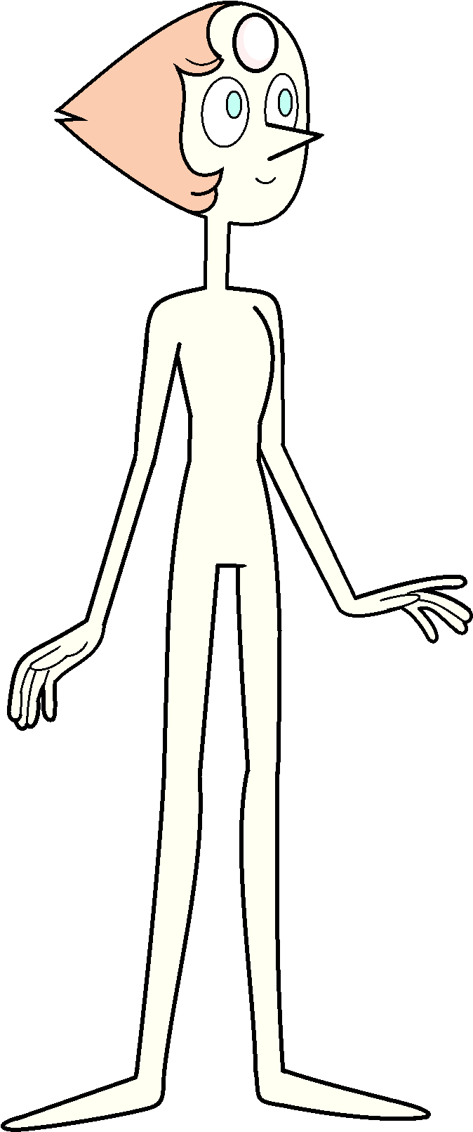 Pearl Base Png By Adi - Steven Universe (845x1740), Png Download