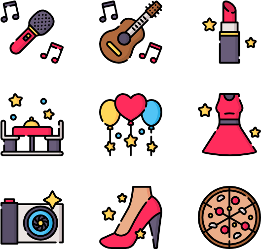 Night Party (600x564), Png Download