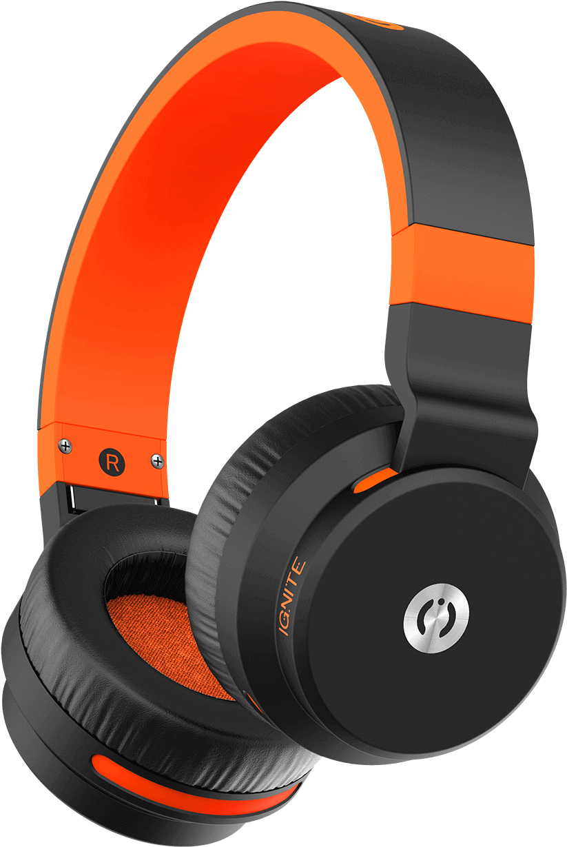 Orange Color On Headphones In-ear - Muve Acoustics Headphones Price ...