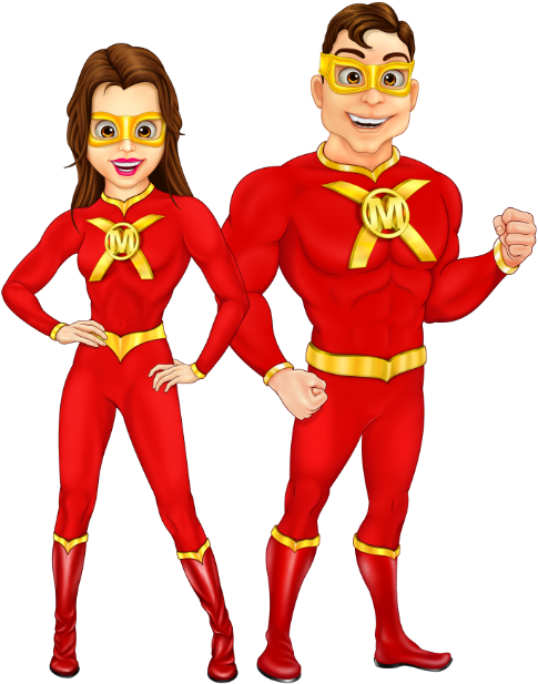 Mrs And Mr Marvellous Png New - Cartoon (500x707), Png Download