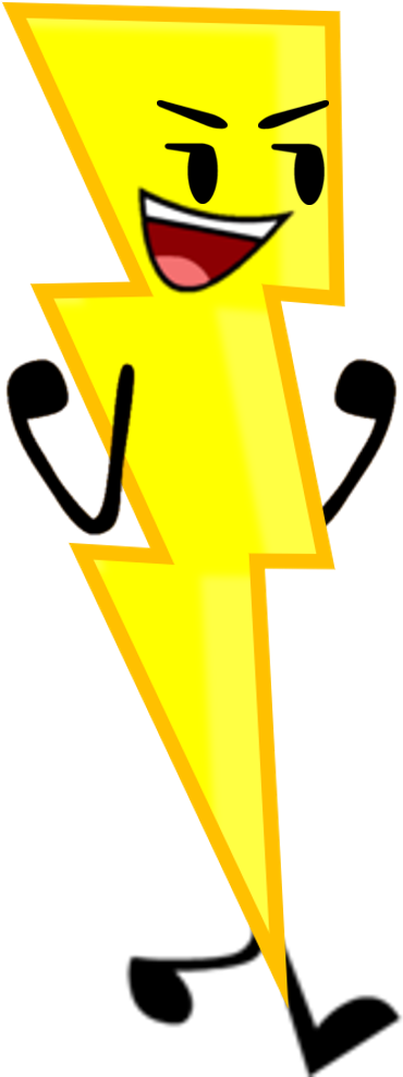 Lightning Bolt Pose (421x987), Png Download