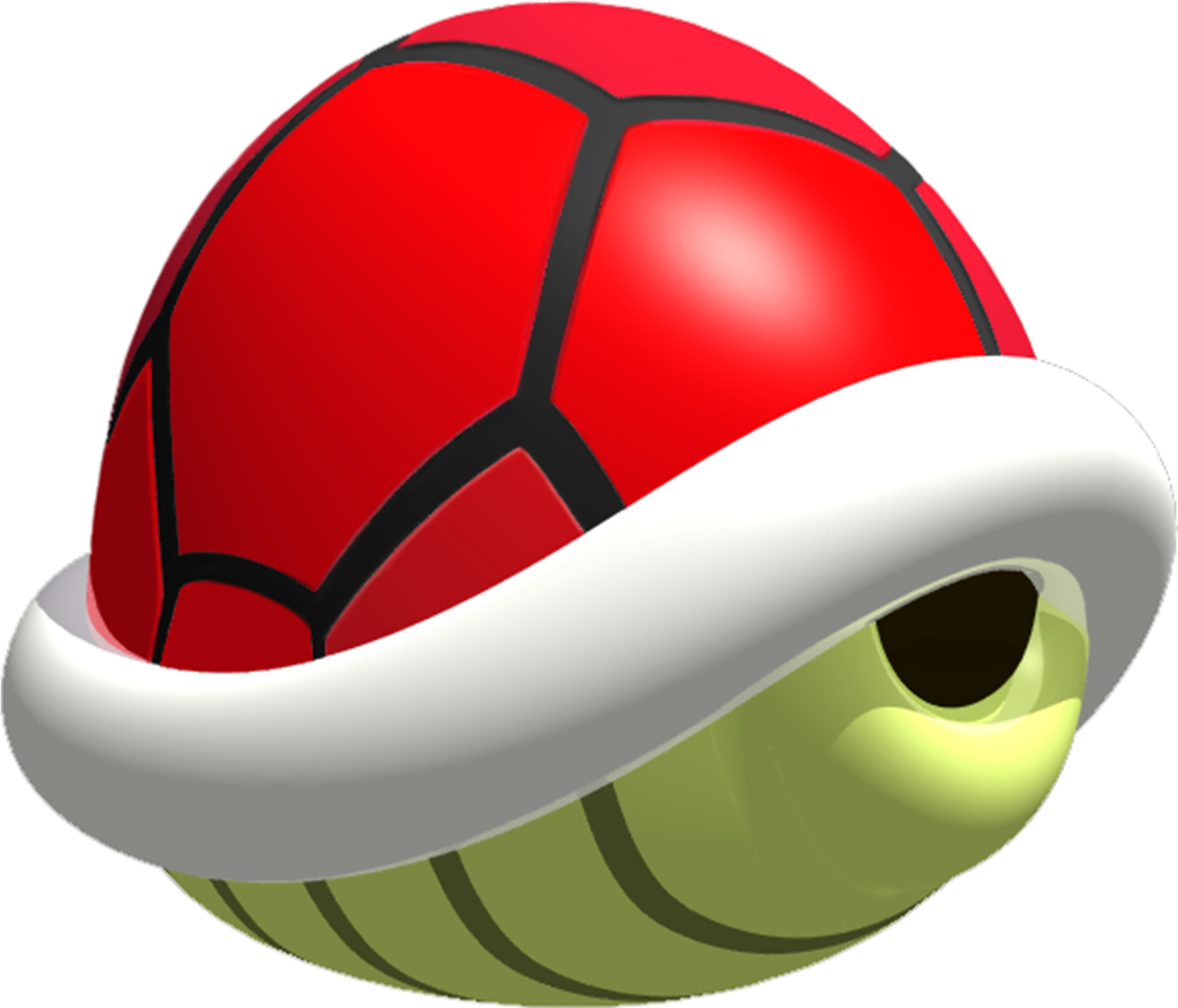 Shell Clipart Red Shell - Mario Kart 64 Shell (1660x1428), Png Download