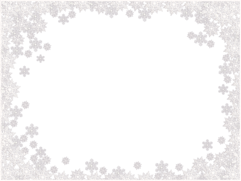Download Snowflakes Border Frame Png Image - Snowflakes Border Transparent Background ...