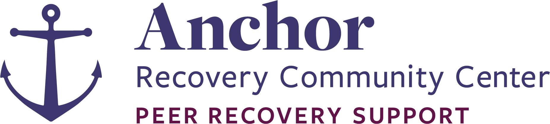 Anchor Recovery Community Center Logo - Oval (1854x420), Png Download