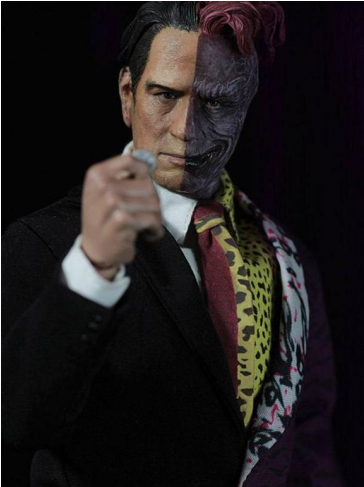 Two-face 1/6 Scale - Batman Forever Dos Caras (606x606), Png Download