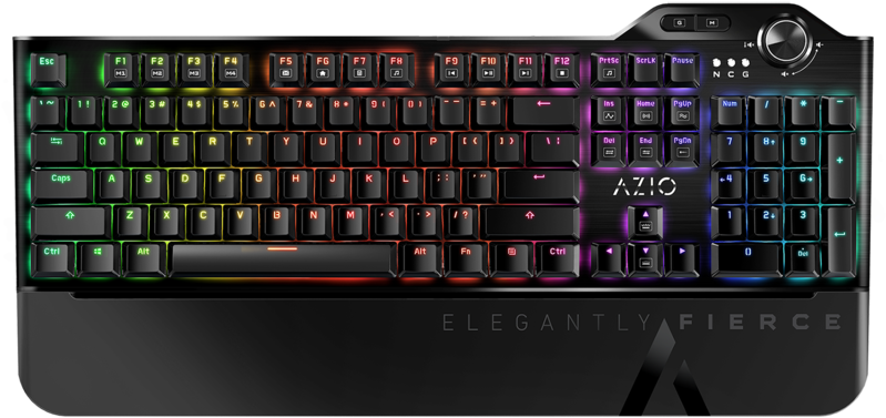 Azio Keyboard (1000x563), Png Download