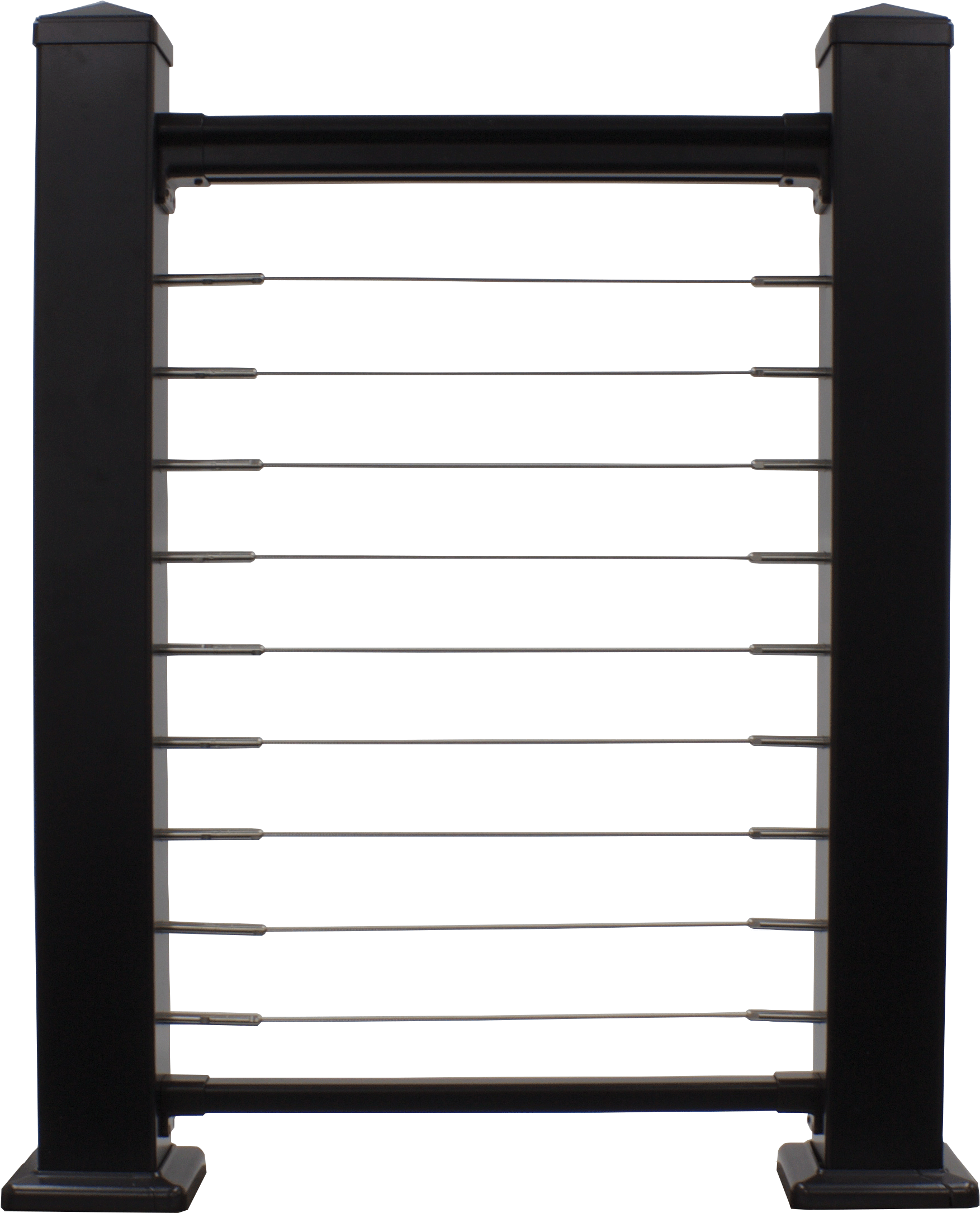 A310 Aluminum Railing With Horizontal Cable - Fence (2190x2307), Png ...