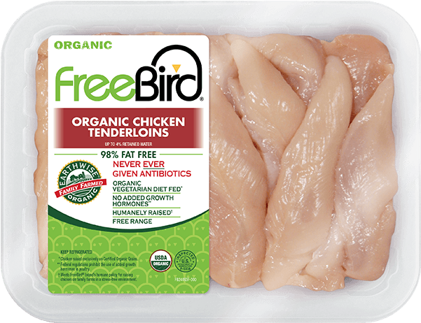 Organic Chicken Tenderloins - Freebird (600x600), Png Download