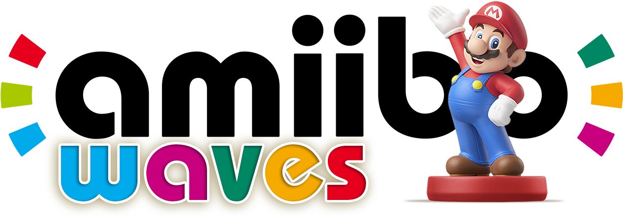 Amiibo Waves Logo - Cartoon (1301x525), Png Download