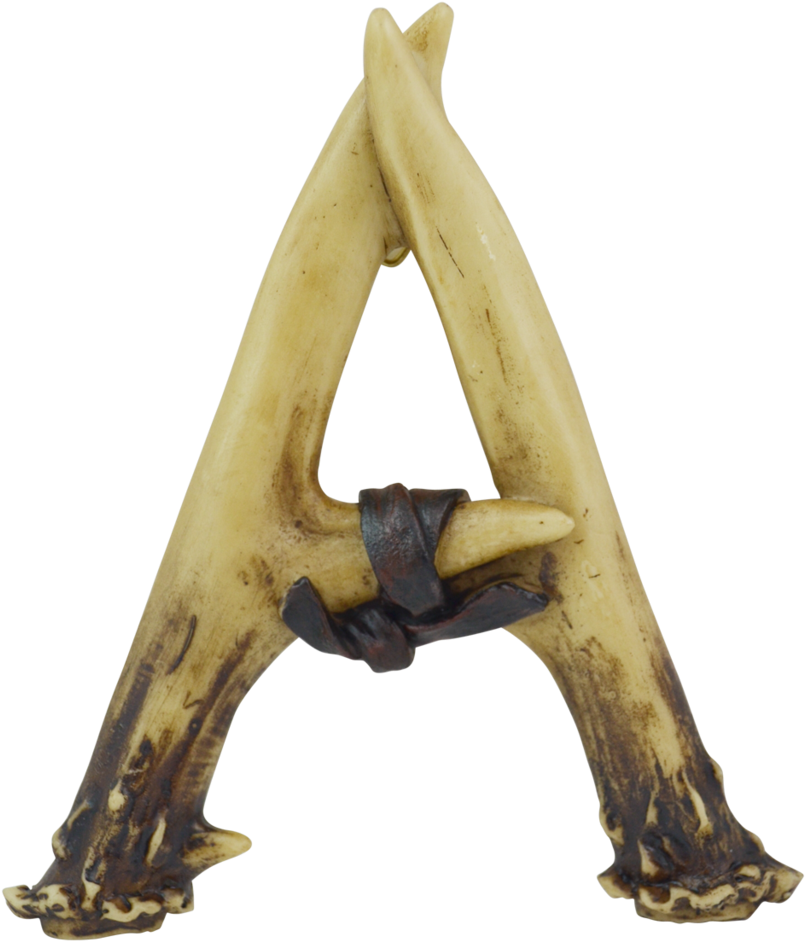 Antler Letters (1024x1024), Png Download