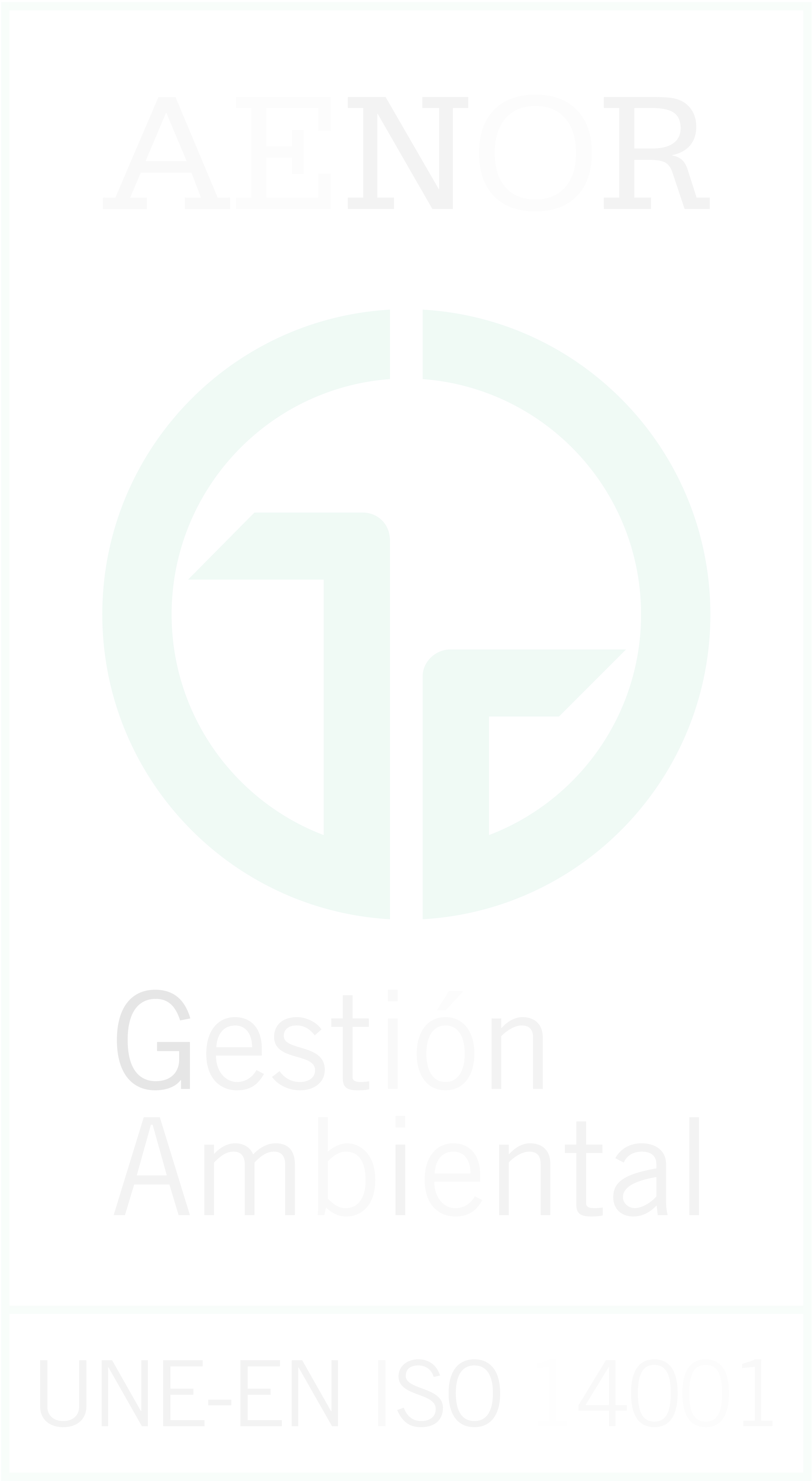 Iso Certificate - Aenor (2792x5091), Png Download