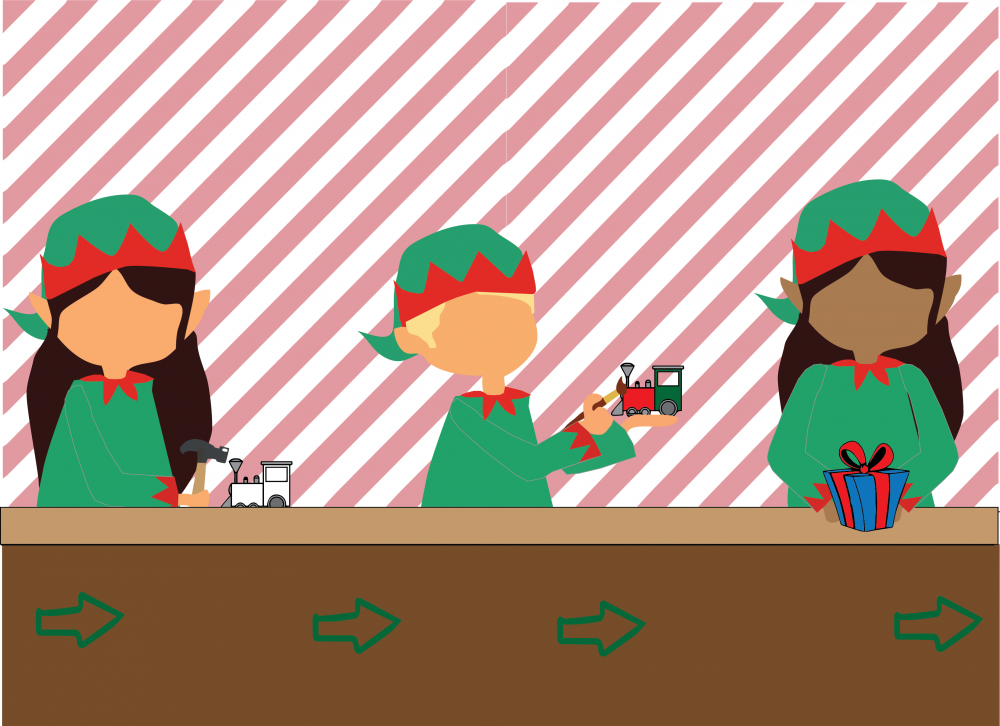 Download Christmas Elves Continue To Play A Big Role During - Cartoon ...
