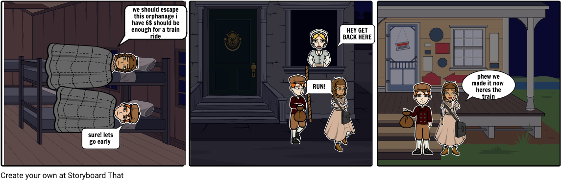 The Escape - Cartoon (1164x385), Png Download